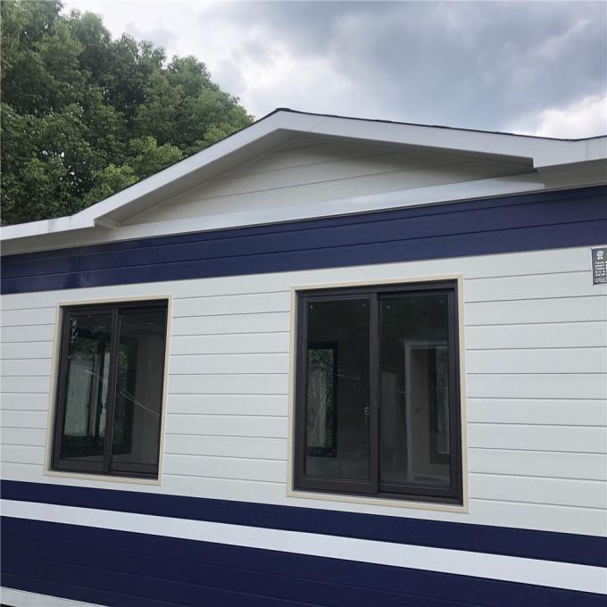 Modern Modular 38m2 3mm Steel Column Luxury Prefabricated Homes